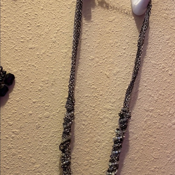Express | Jewelry | 27 Inch Beaded Chain Wrapped Necklace | Poshmark